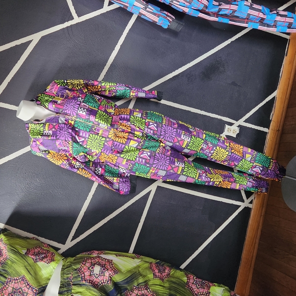 Pants & Jumpsuits | Colorful Patterned Jumpsuit | Poshmark